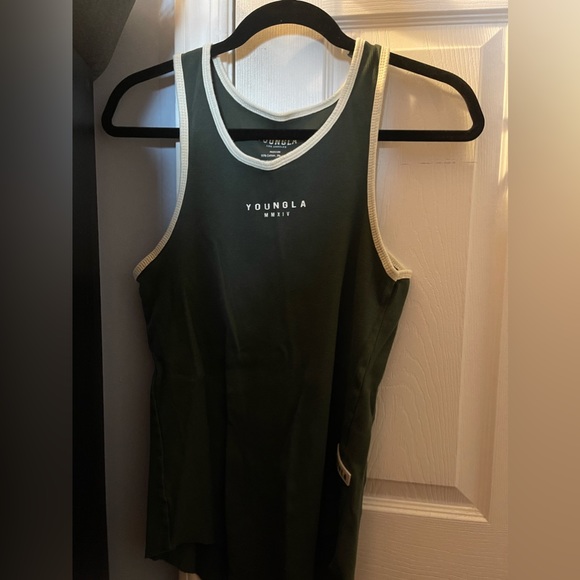 Shirts | Youngla Green Rocket Rib Tank | Poshmark